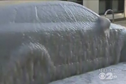 Car Frozen in Place Is Chiseled Out With a Hammer. And a Blowtorch ...
