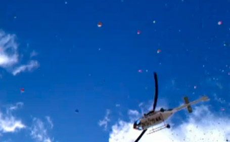 In the Name of Science: 20,000 Bouncy Balls Dropped from Helicopter ...