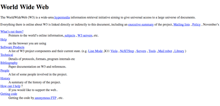 Not So High-Tech Anymore: The First Website Ever Celebrates Its 20th ...