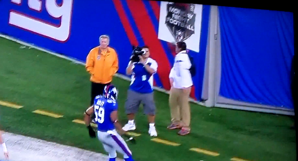 WATCH: New York Giants Linebacker Michael Boley Slams Football into ...