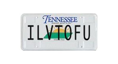 Tennessee Veggie Lover’s Vanity License Plate Banned for ‘Vulgarity ...