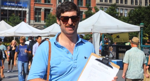 WATCH: Man Asks People To Sign Street Petition To Stop Street ...