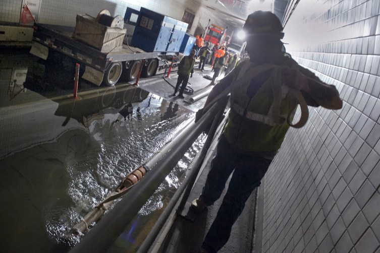 Draining the Floodwaters | Submerged Subway: Photos of New York City’s ...