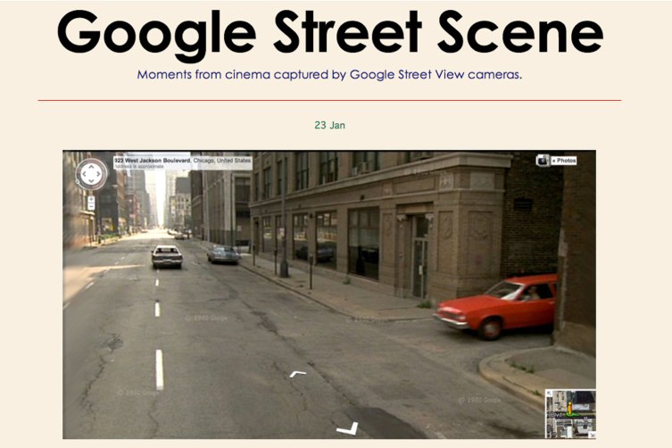 Tumblr of the Week: Famous Movies Scenes as Seen Through Google Street ...