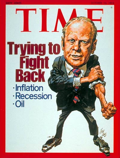 1974 – Gerald Ford: Inflation, Recession, Oil | TIME Turns 90: All You ...
