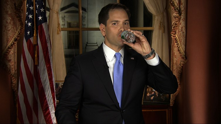 Marco Rubio’s PAC Raises $119,200 from Awkward Water Sip | TIME.com