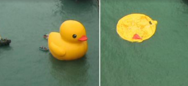 Lame-Duck Syndrome: Hong Kong's Giant Rubber Duck Deflates | TIME.com