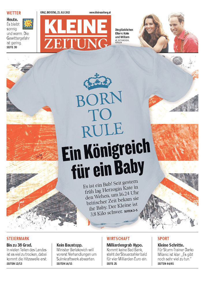 Fresh Prints: The Royal Baby’s First Newspaper Headlines | TIME.com