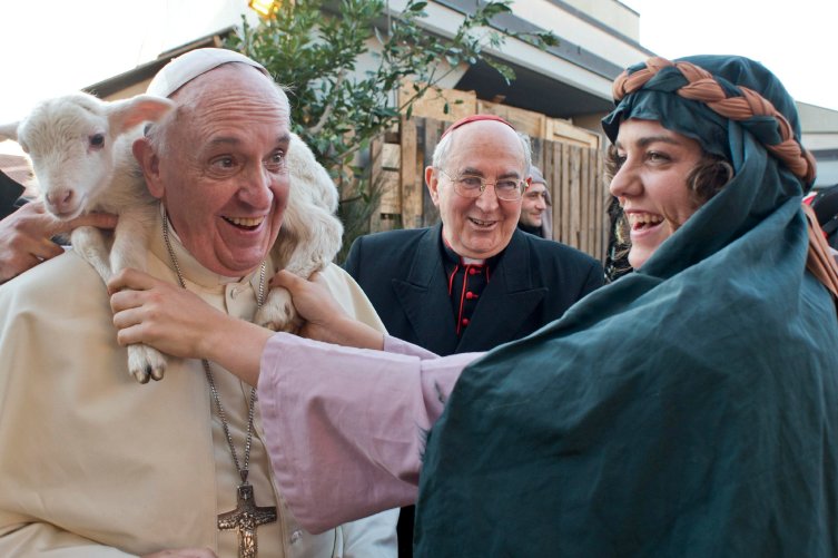 Pope Francis With Lamb on His Shoulders Photo | TIME.com