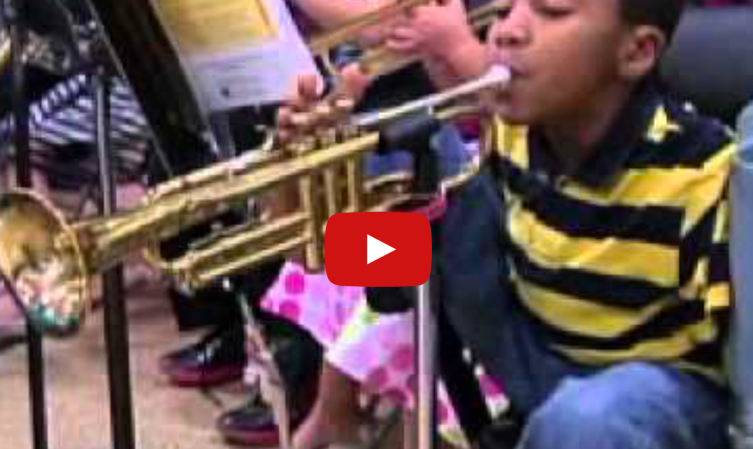 Armless Child Jahmir Wallace Plays Trumpet Using His Feet | TIME.com